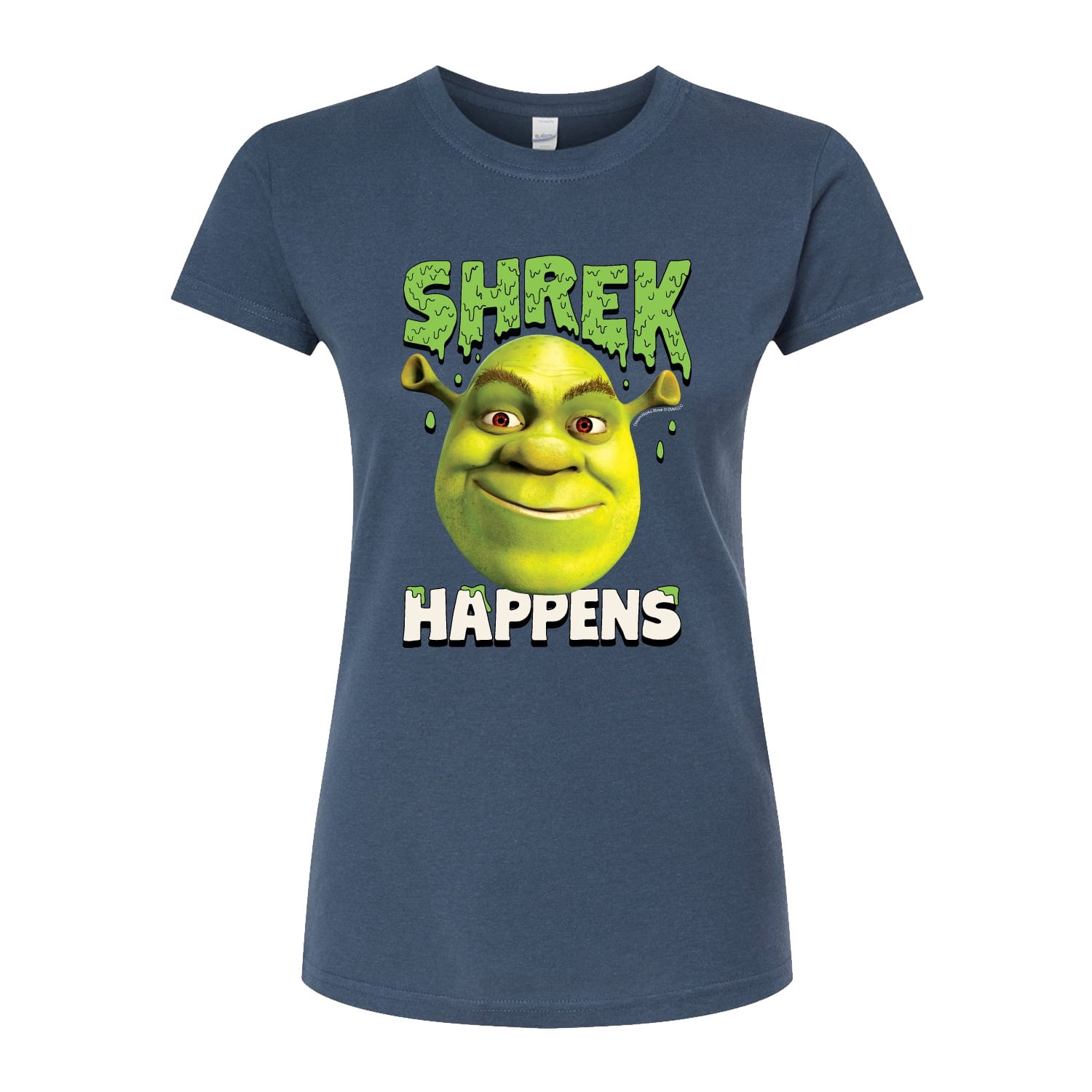 Shrek - Shrek Happens - Juniors Fitted Graphic T-Shirt - Walmart.com