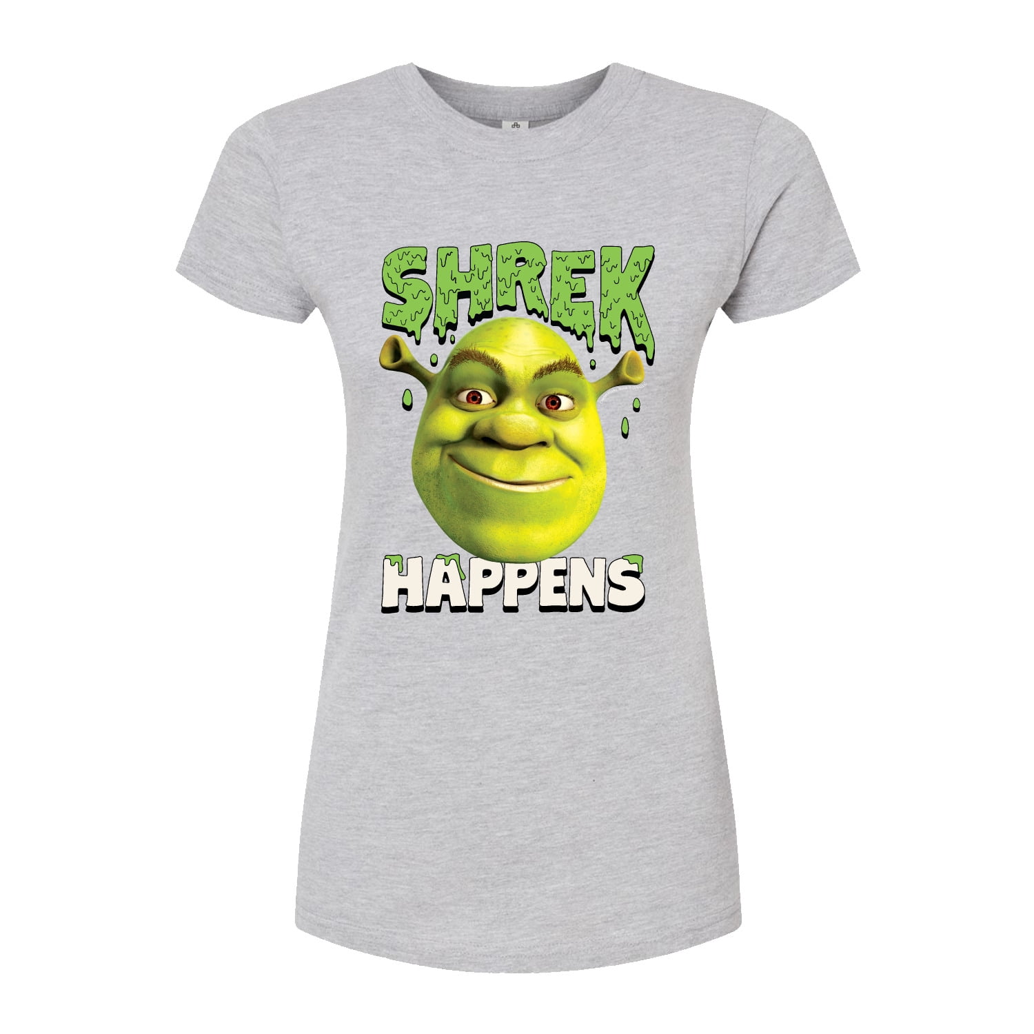 Shrek - Shrek Happens - Juniors Fitted Graphic T-Shirt - Walmart.com