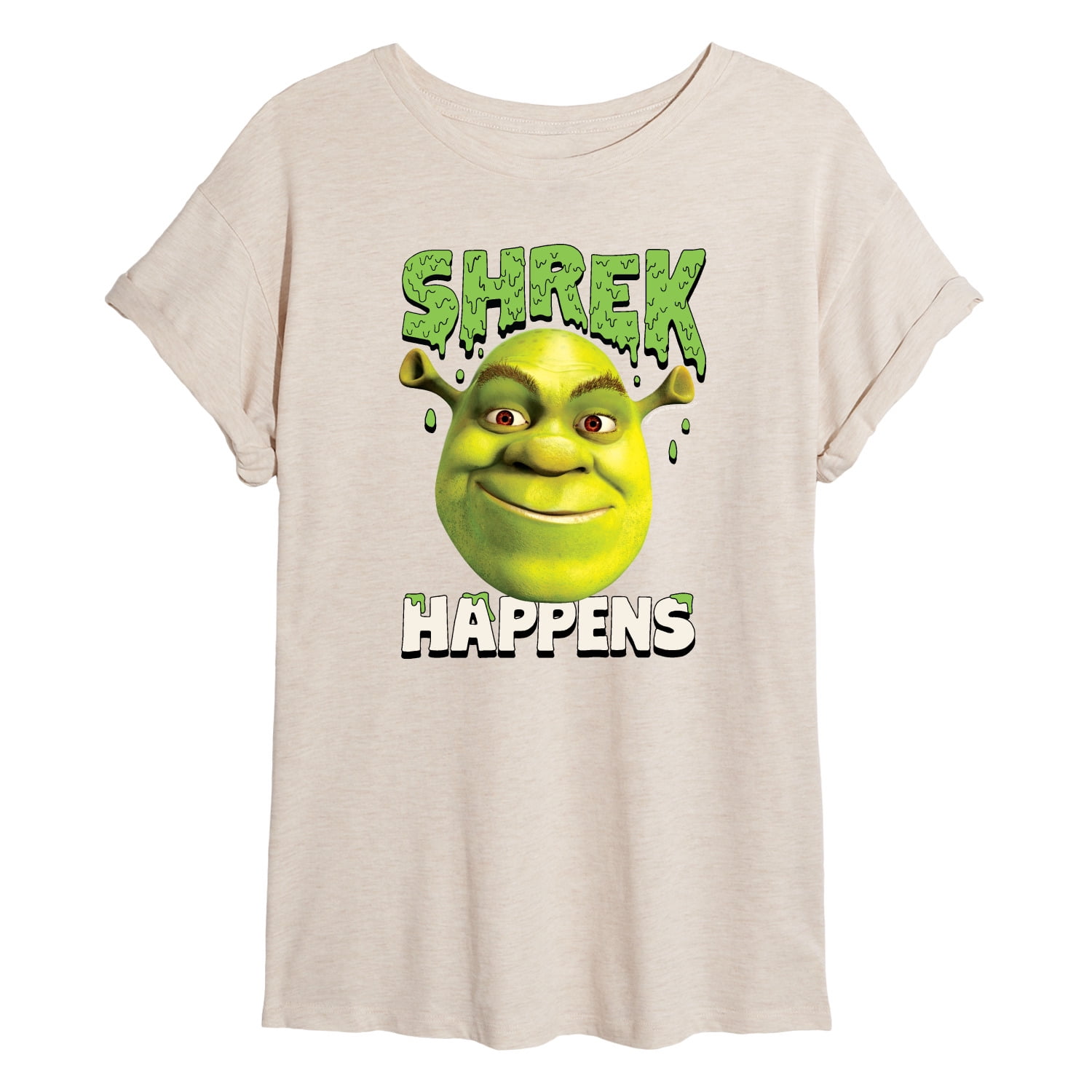 Shrek - Shrek Happens - Women's Oversized T-Shirt - Walmart.com