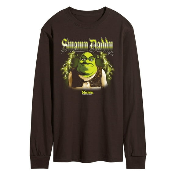 Shrek - Swamp Daddy Bootleg - Men's Long Sleeve Graphic T-Shirt ...