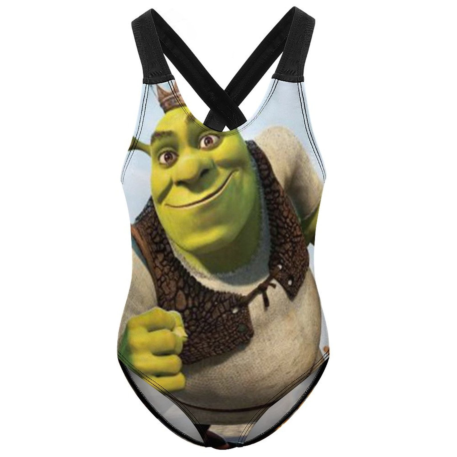 Shrek Swimwear Kids' One-Piece Swimsuit Quick-Dry Cute Printed Girls ...