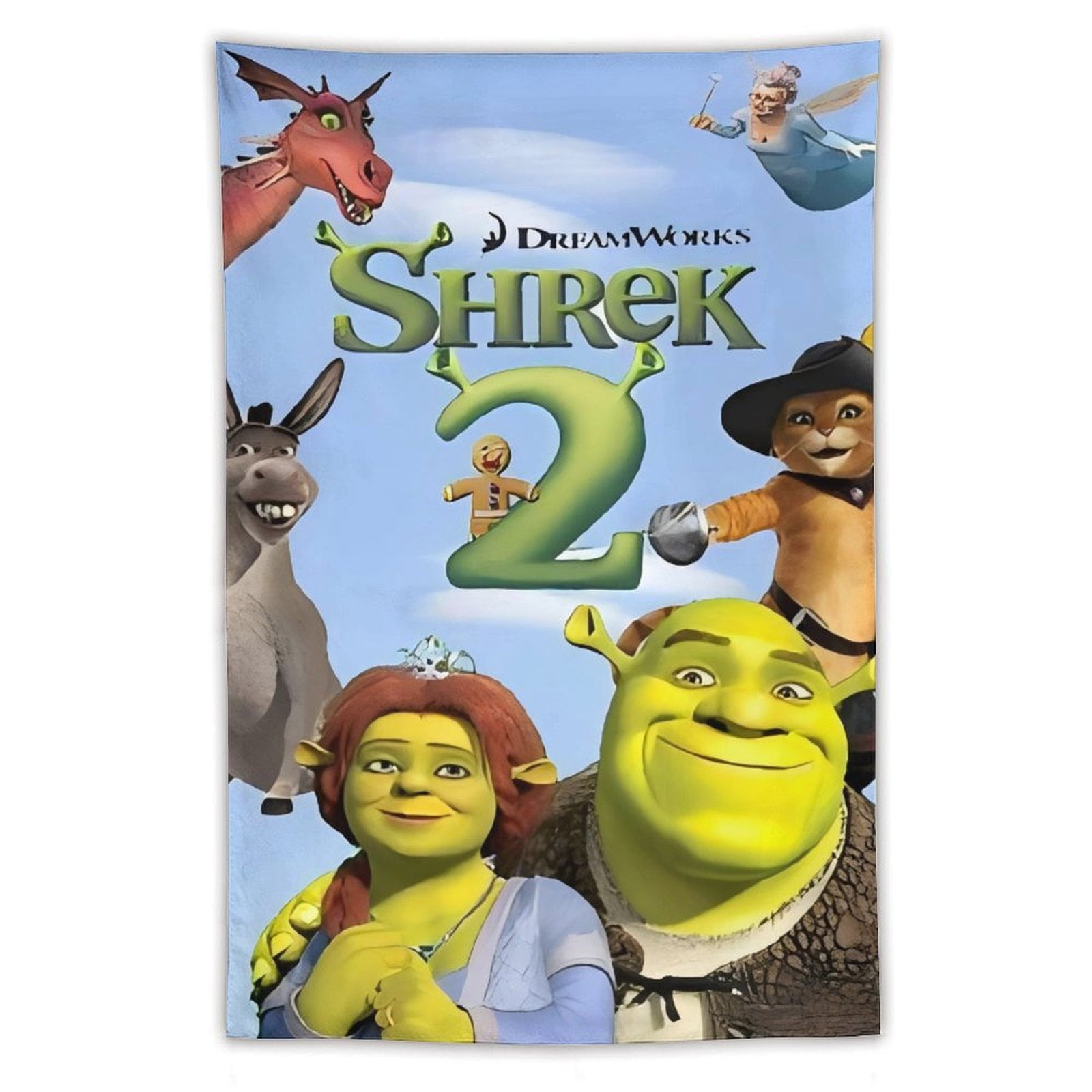 Shrek Tapestry Birthday Background Banner Is Perfect for Home Decor 40 ...