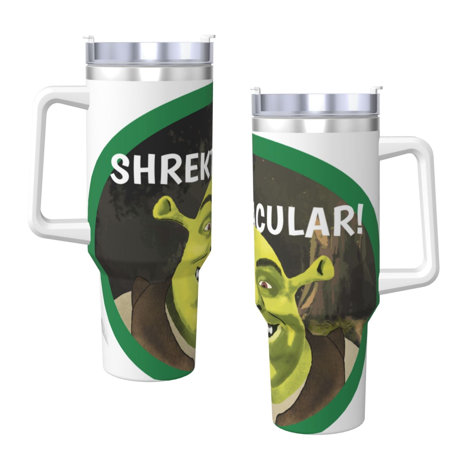 Shrek The Musical 40 Oz Tumbler With Handle And Straw Double Wall ...