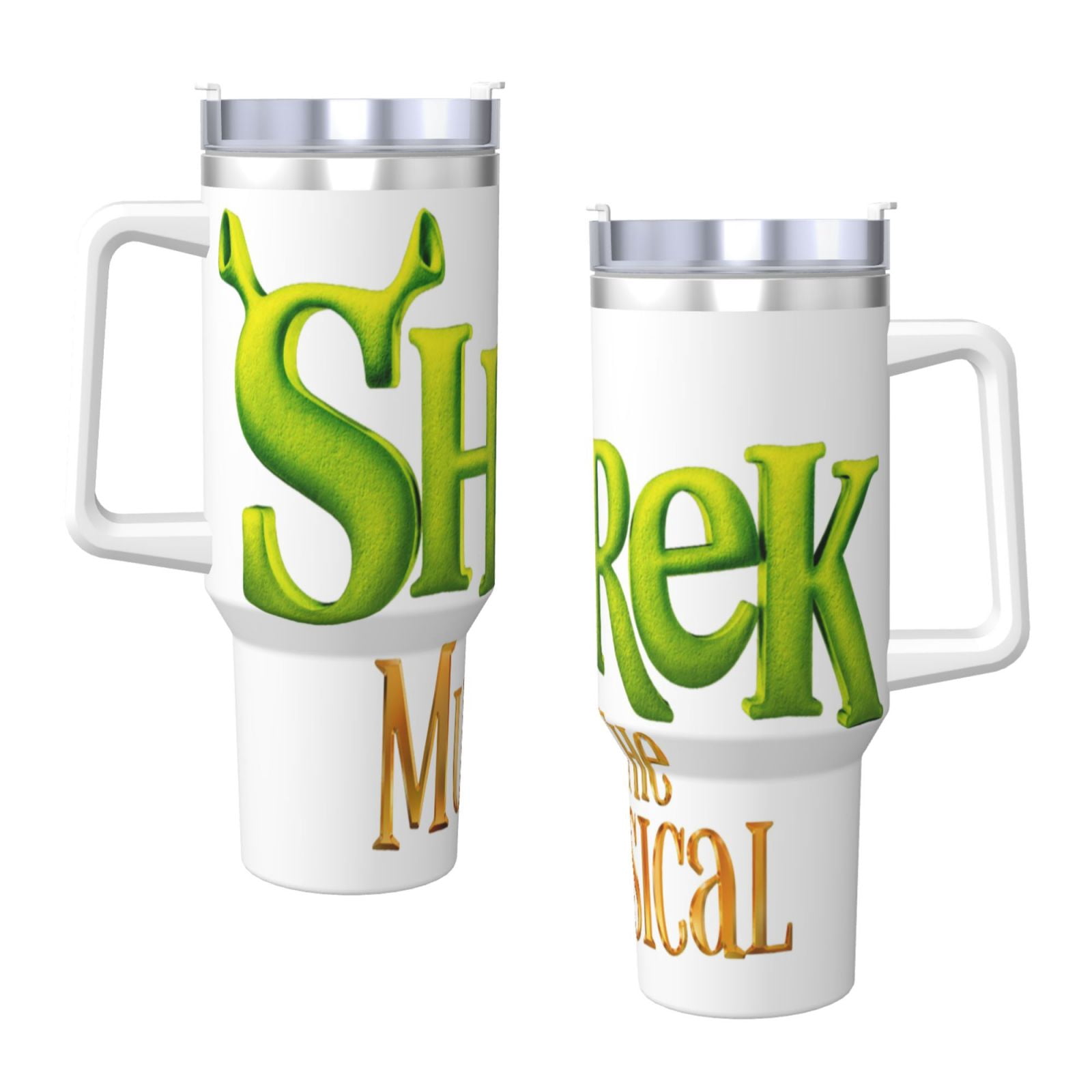 Shrek The Musical 40 Oz Tumbler With Handle And Straw Double Wall ...