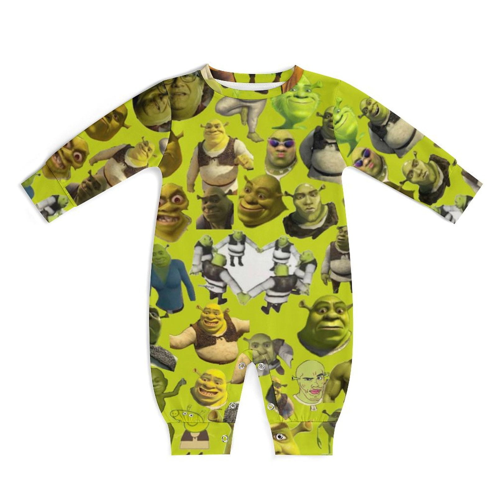 Shrek Unisex Baby Boy Girl Rompers Long Sleeve Infant Jumpsuits Babies ...