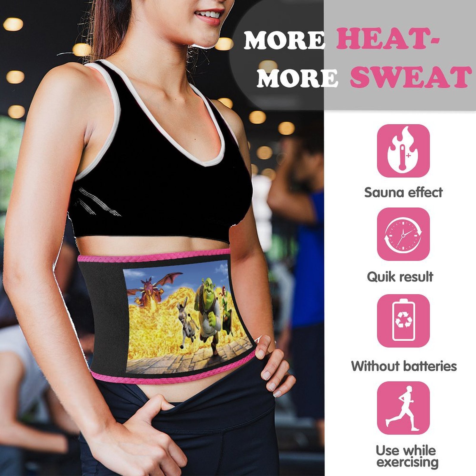 Shrek Weight Lifting Belt, Powerlifting Belt for Men Women, Quick ...