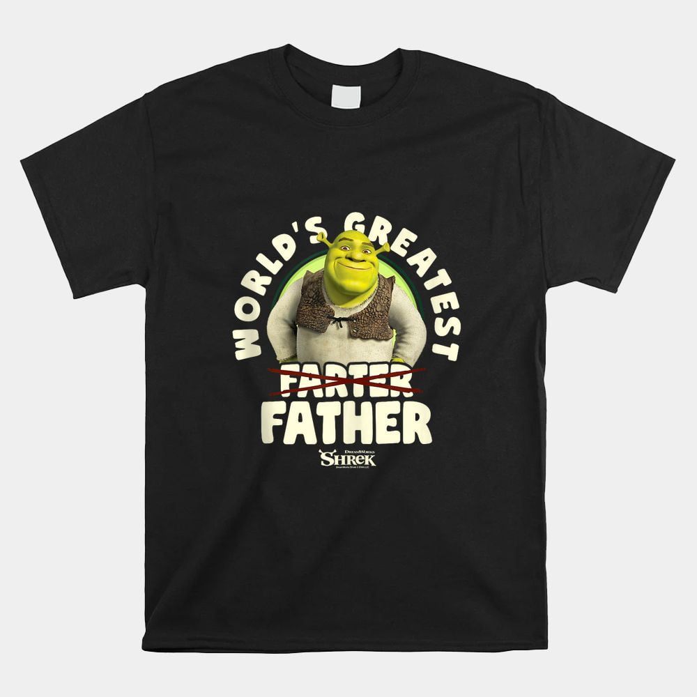 Shrek Worlds Greatest Farter Crossed Text Shirt - Walmart.com