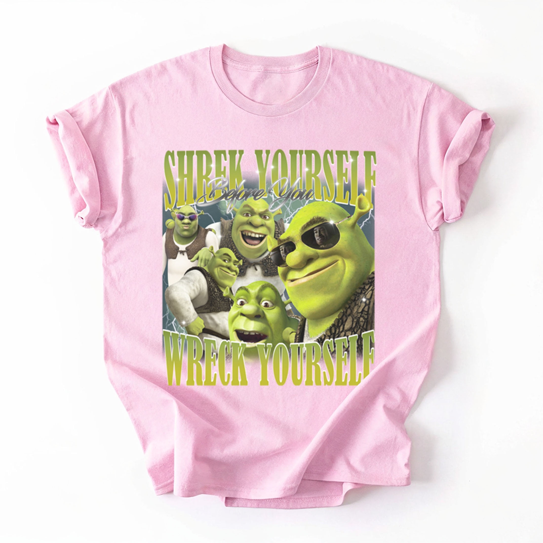 Shrek Yourself Before You Wreck Yourself T-Shirt, Funny Shrek Trending ...