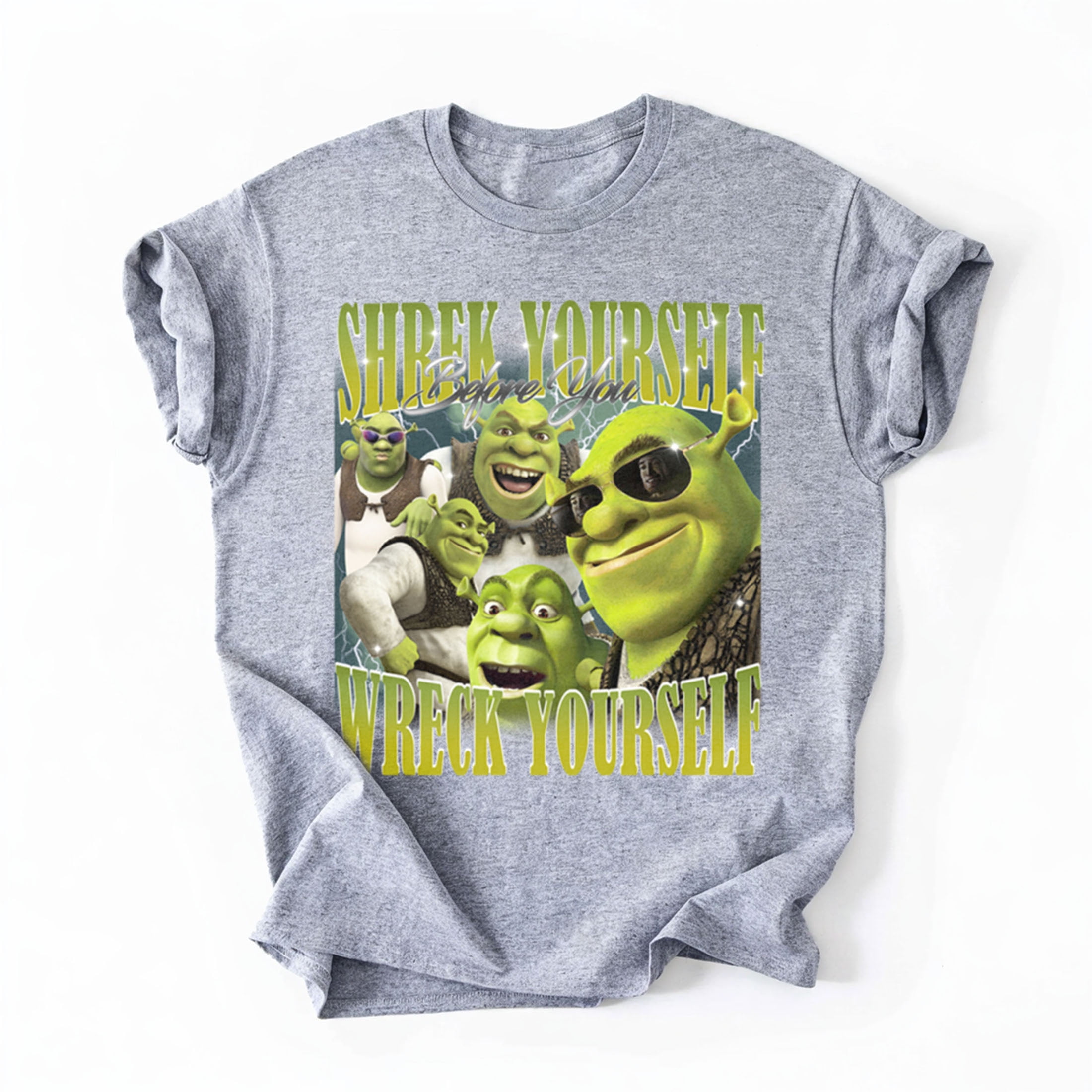 Shrek Yourself Before You Wreck Yourself T-Shirt, Funny Shrek Trending ...