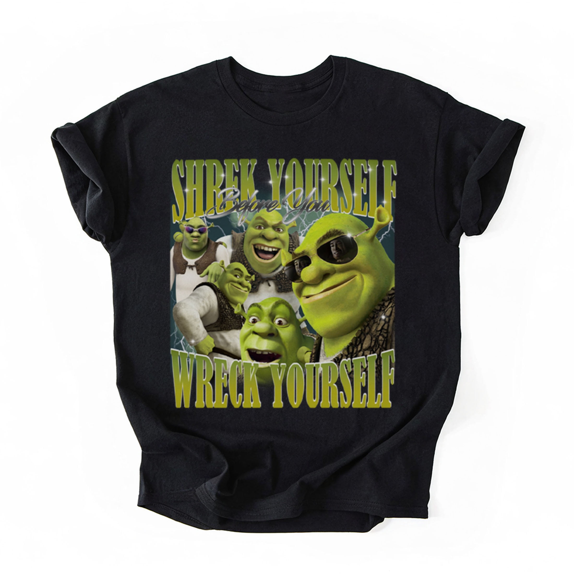 Shrek Yourself Before You Wreck Yourself T-Shirt, Funny Shrek Trending ...