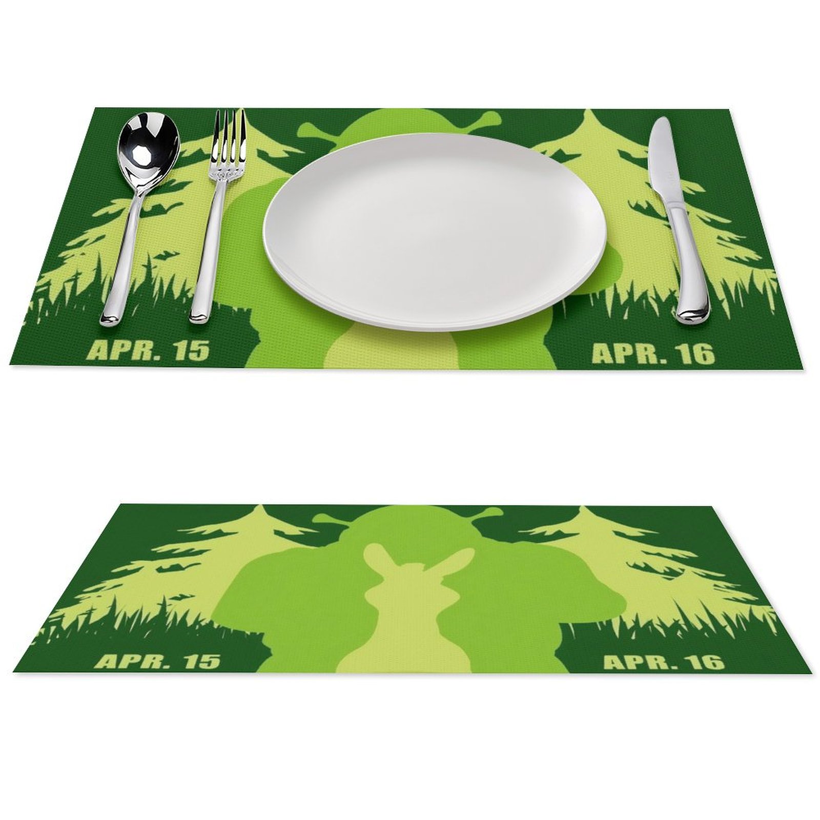 Shrek kids plastic waterproof placemat 4 PCS - Walmart.com