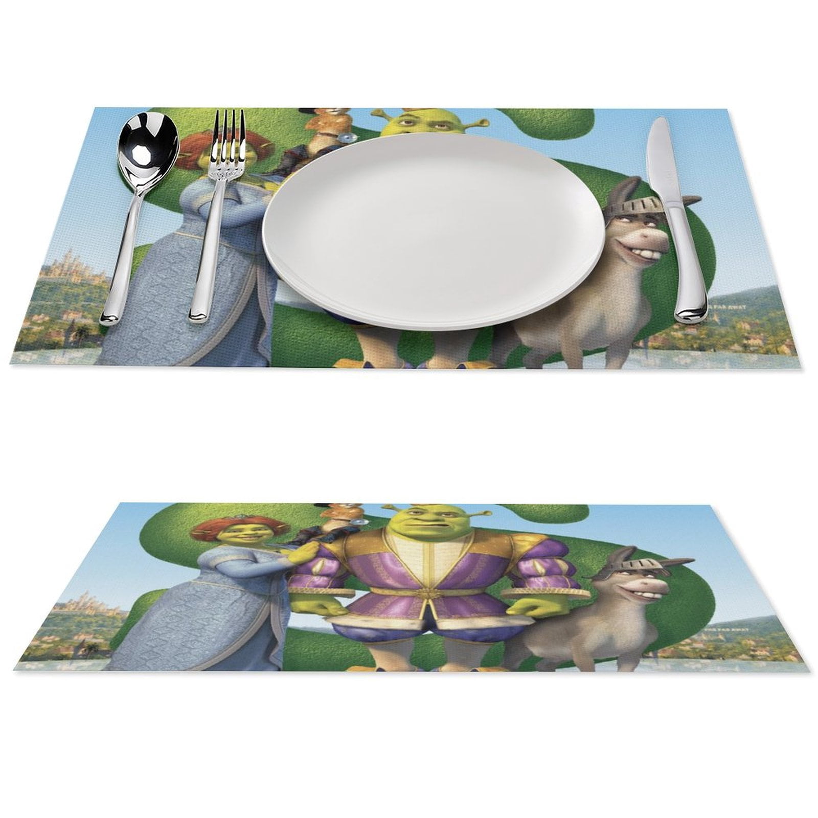 Shrek kids plastic waterproof placemat 6 PCS - Walmart.com