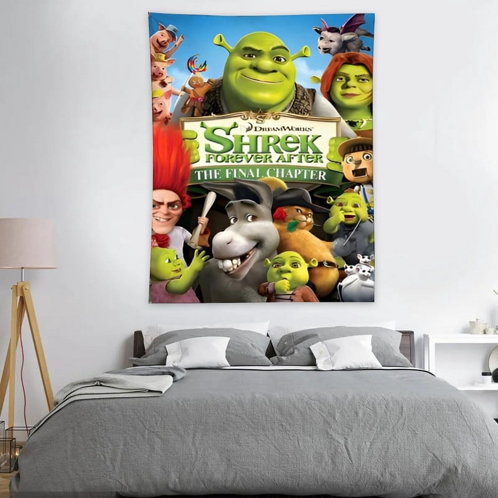 Shrek tapestry 40 x 60 inches with vivid colors realistic details easy ...