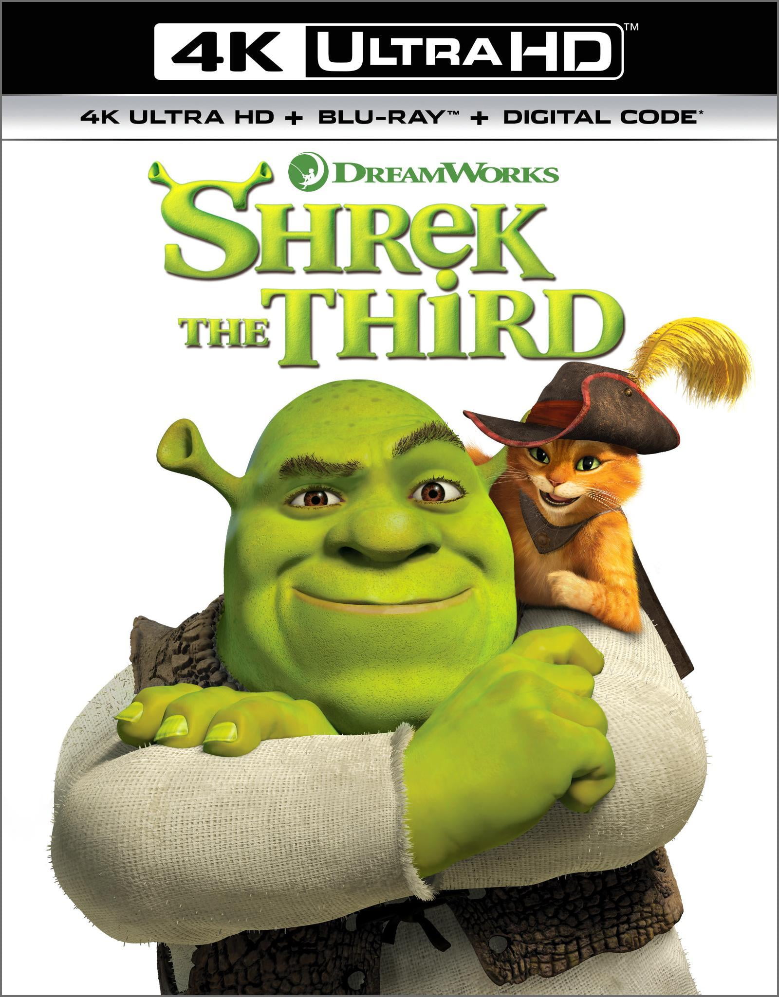 Shrek the Third Blu-ray Movie (4K Ultra HD + Digital Copy) - Walmart.com