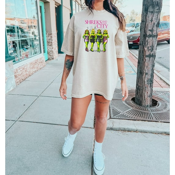 Shreks And The City Shirt, Shrek Funny Trending T-Shirt, Shrek Face ...