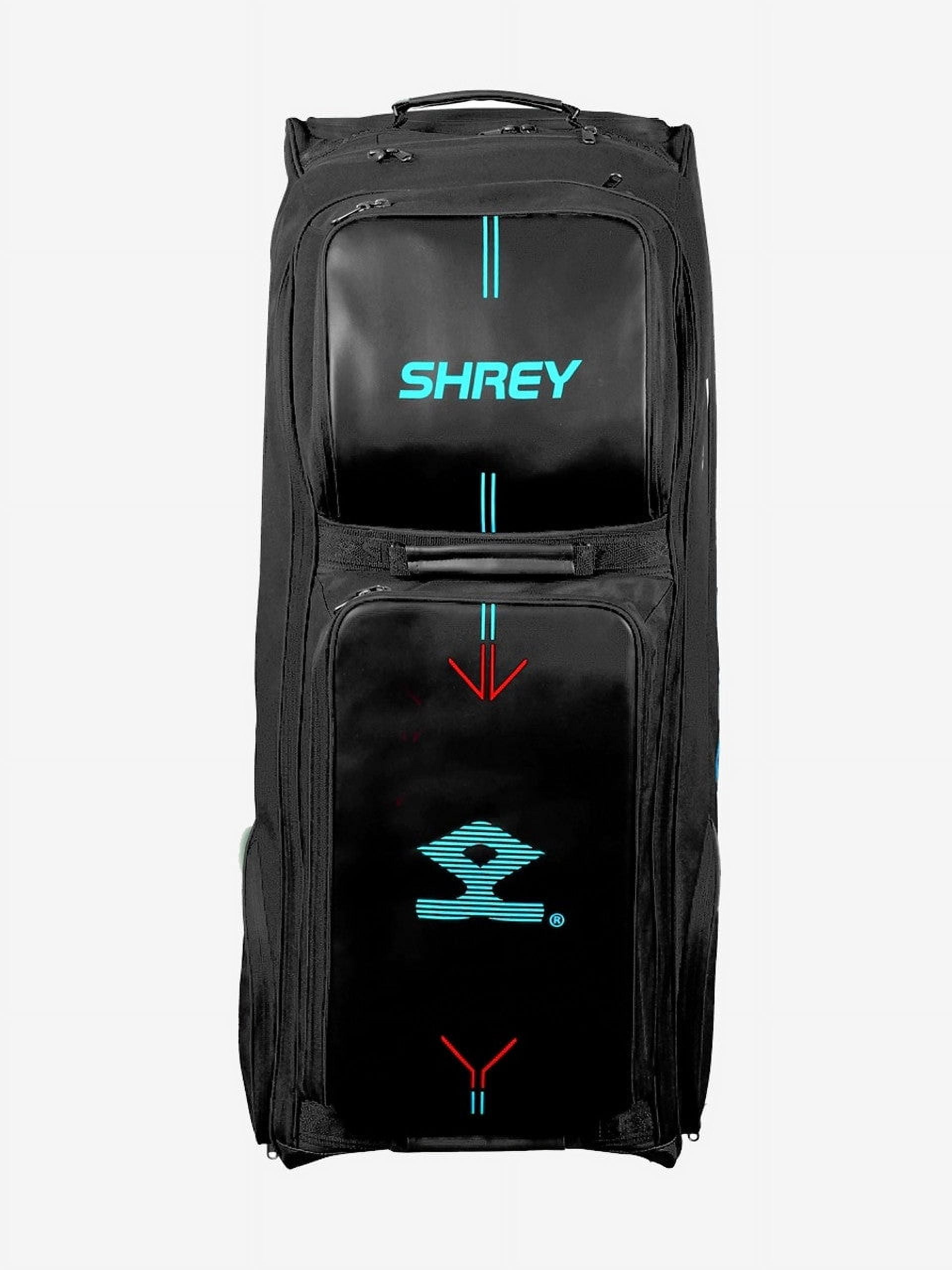 Shrey Meta 150 Wheelie Cricket Bag-Black - Walmart.com