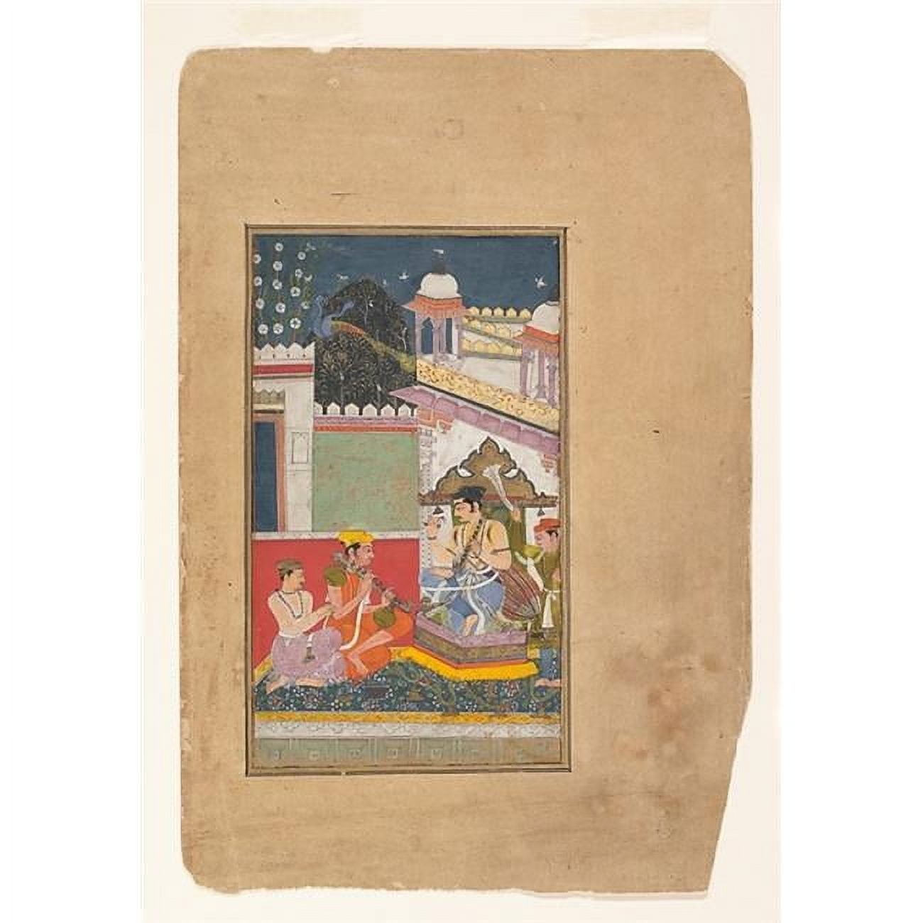 Shri Raga: Folio from a ragamala series (Garland of Musical Modes ...