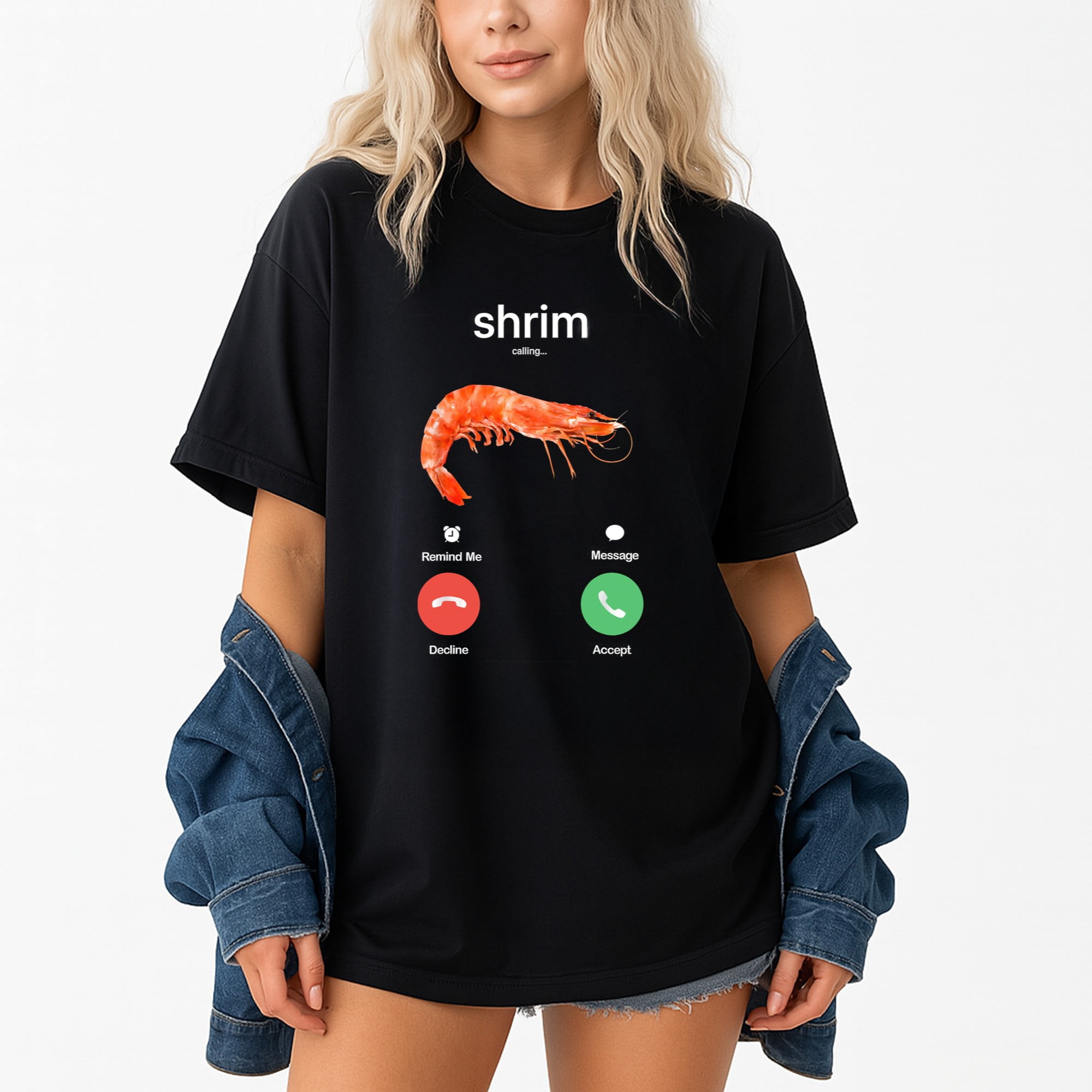 Shrim Calling Meme Shrim Is Calling Misspelled – T-Shirt, Hoodie ...