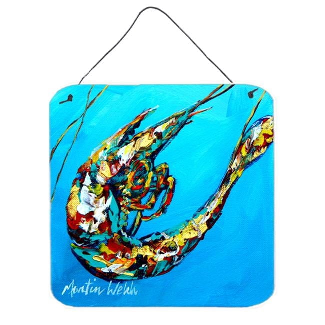 Shrimp Baby Shrimp Aluminium Metal Wall or Door Hanging Prints ...