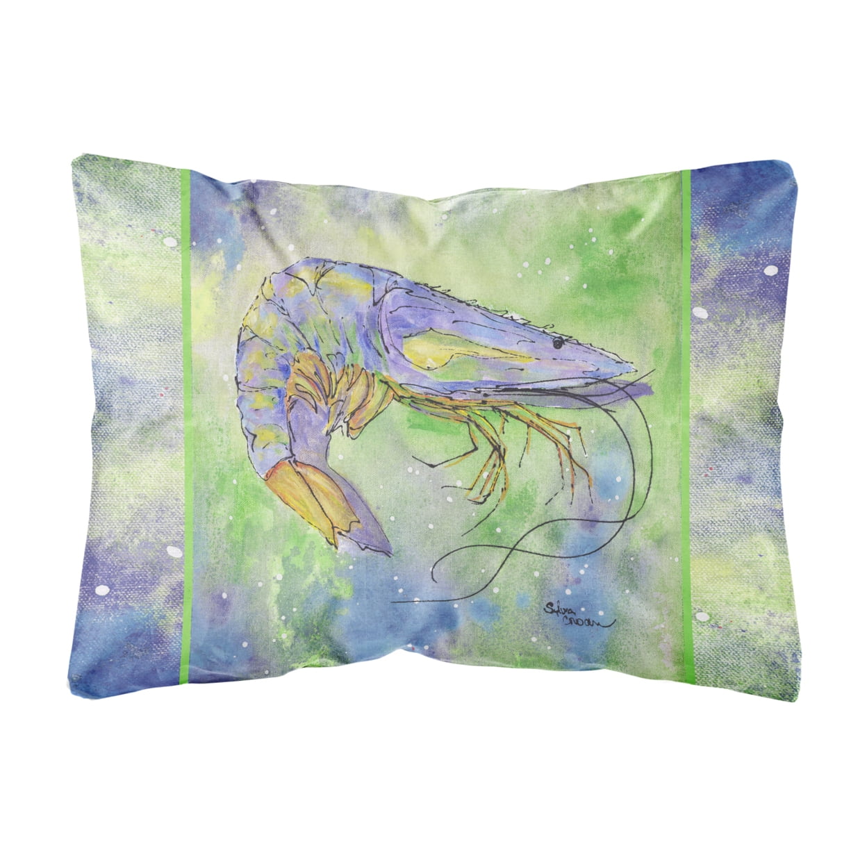 Shrimp Canvas Fabric Decorative Pillow - Walmart.com