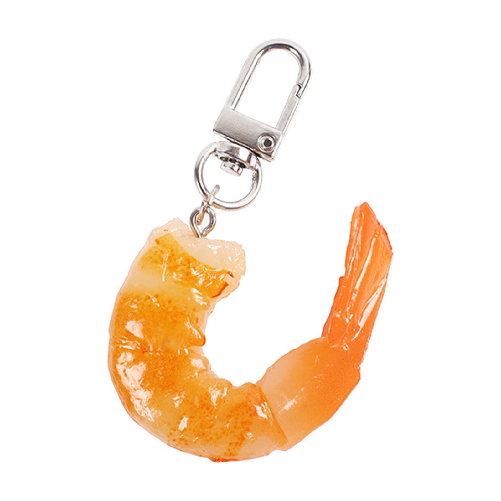 Shrimp Keychain - Detailed Fake Shrimp Keychain, Unique Conversation ...