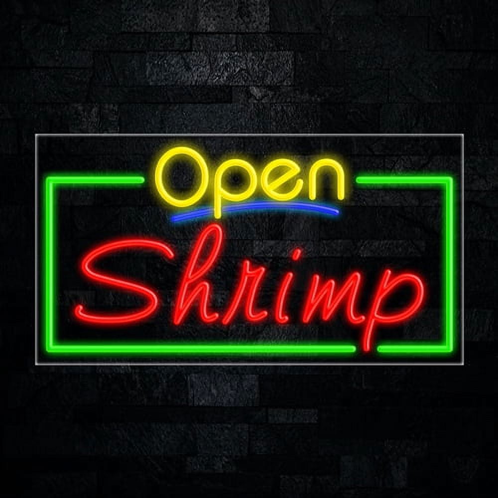 Shrimp LED Neon Sign 33"L x 18"H #35858 - Walmart.com