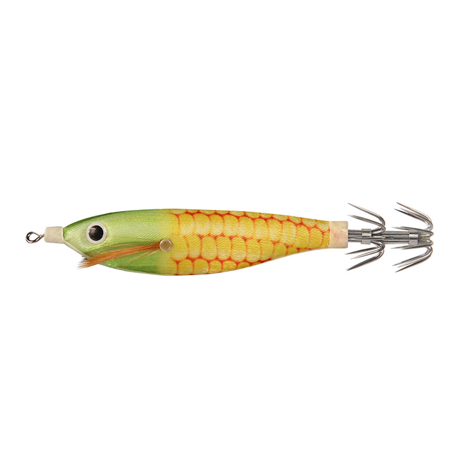 Shrimp Lures Baits Floating Squid Jigs Fishing Lures Glow Jigs Hook ...
