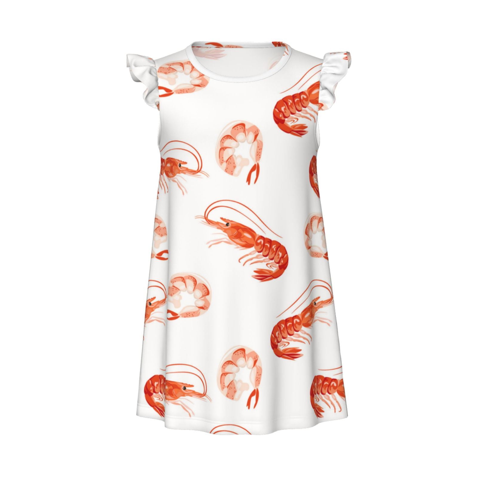 Shrimp No.9034 Girls Nightgowns, Short Sleeves Princess Dress, Girls ...