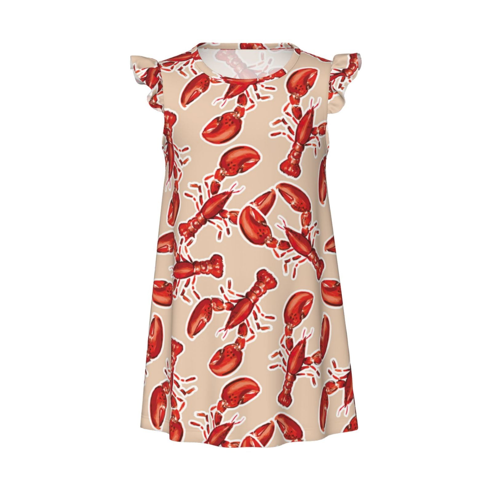 Shrimp No.9041 Girls Nightgowns, Short Sleeves Princess Dress, Girls ...