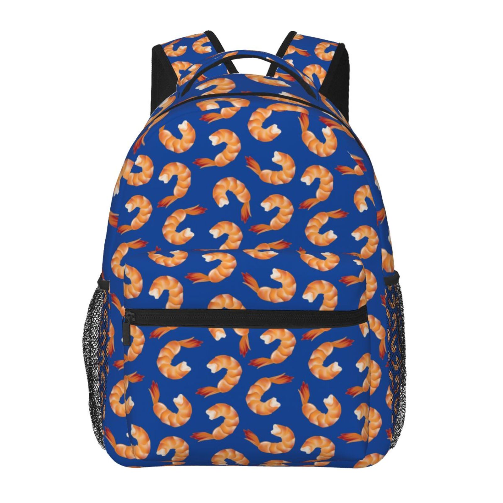 Shrimp Pattern Sea Food Backpack for Men Women Laptop Backpack Hiking ...