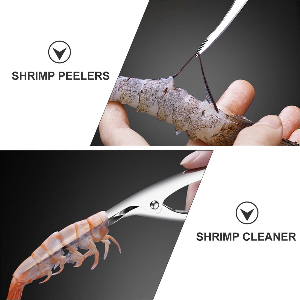 FRCOLOR Stainless Steel Shrimp Peelers Set of 2 Assorted Colors for ...