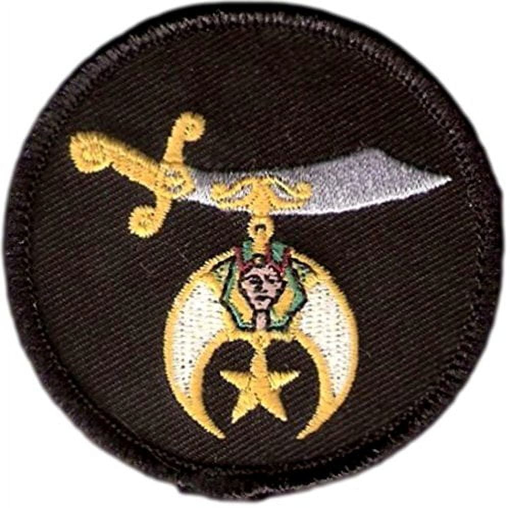 Shrine Scimitar Masonic Mason With Dagger Iron On Embroidered Applique ...
