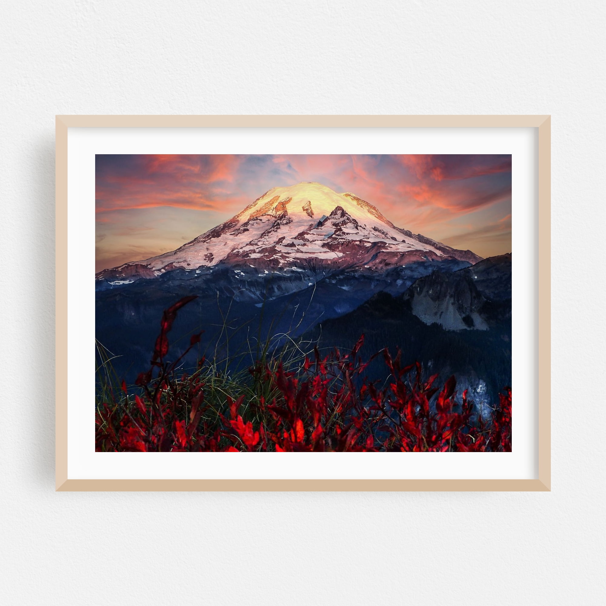Shriner Peak Autumn, Mt. Rainier - Washington Photography Mountain ...