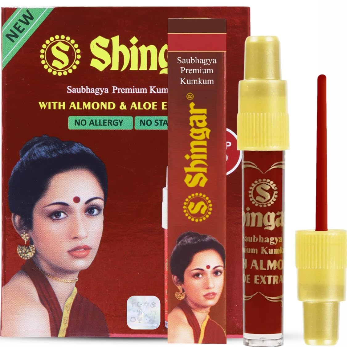 Shringar kumkum liquid Saubhagya Premium Liquid Kumkum Non Allergic Non ...