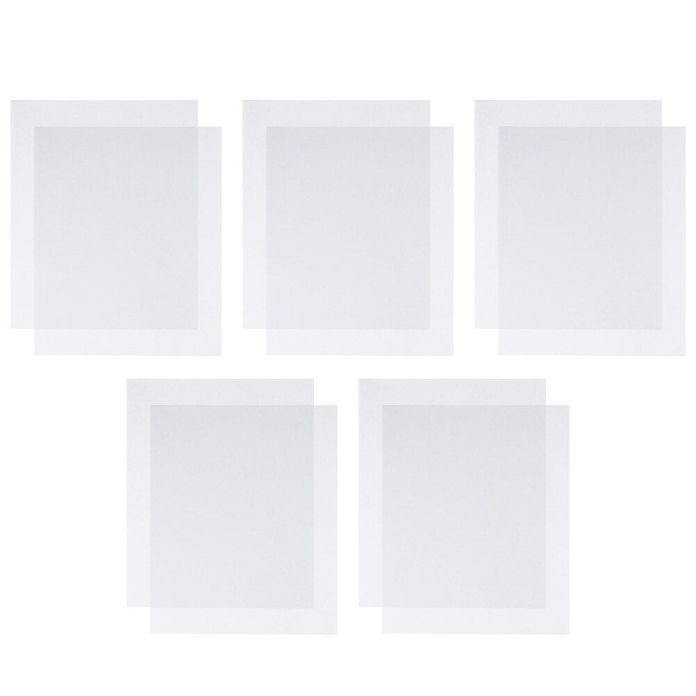 YuYiSan 10pcs Translucent Heat Shrinkable Sheets Shrink Plastic Sheets ...