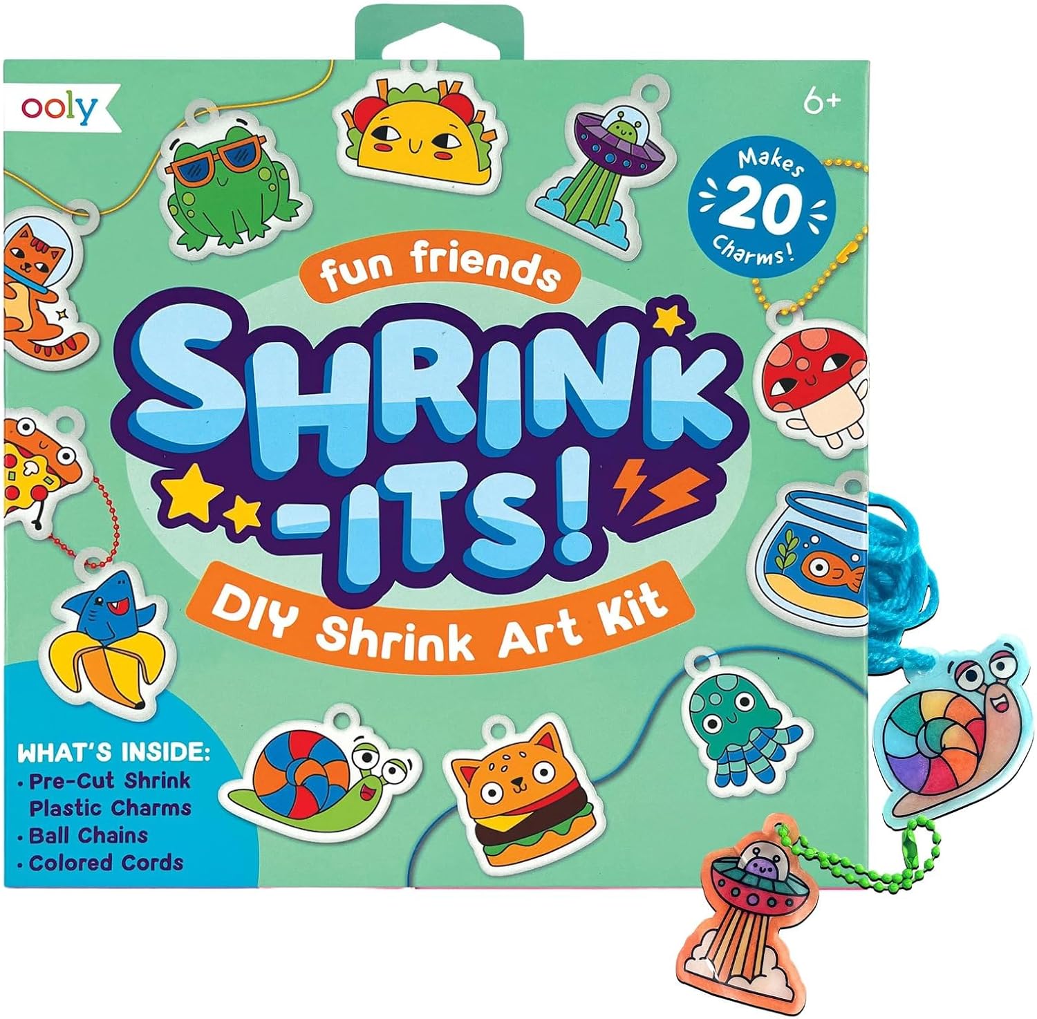 Shrink-Its DIY Shrinking Art Kit That Creates Charms and Tags, Includes ...