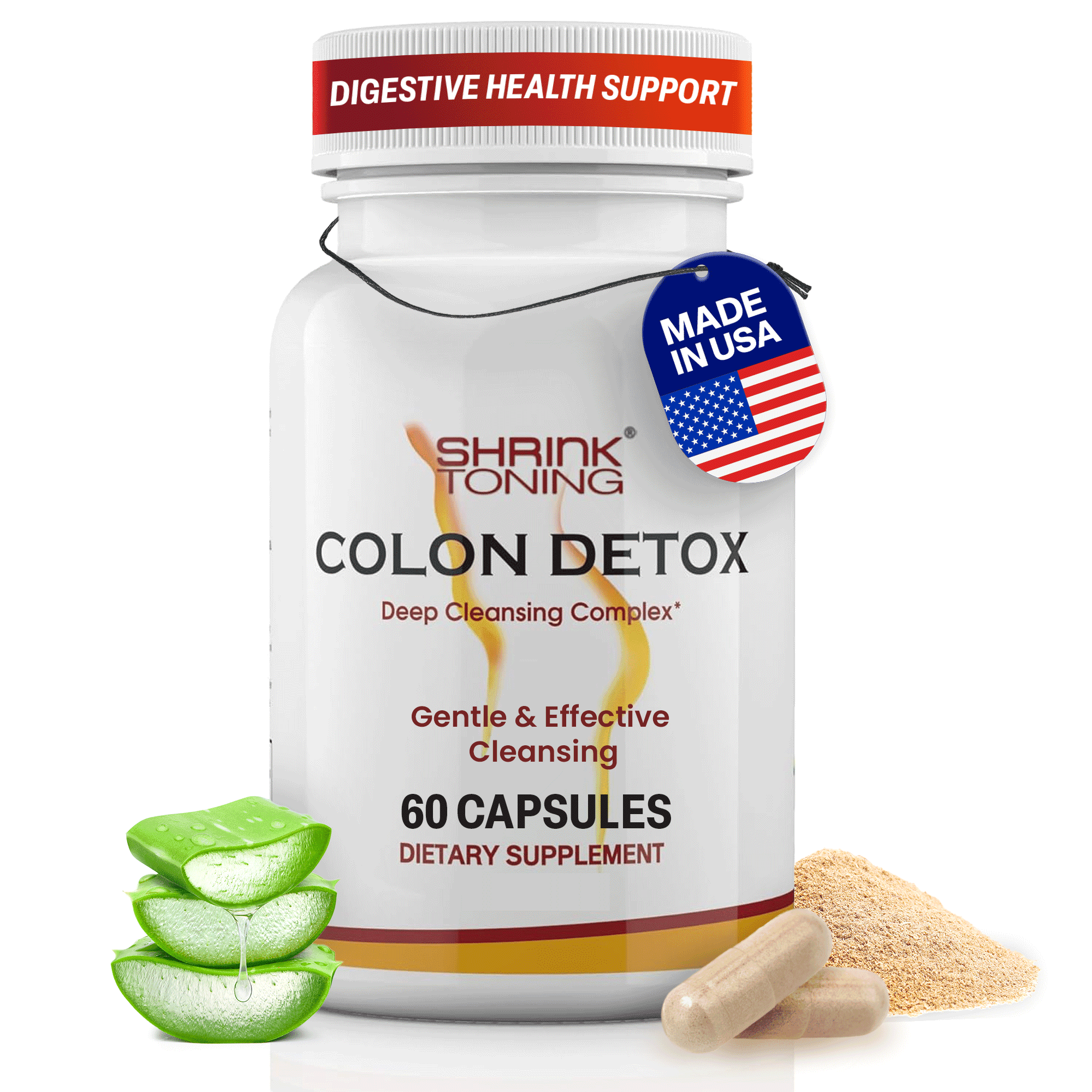 Shrink Toning Colon Detox Cleanse – Supports Digestive Health with ...