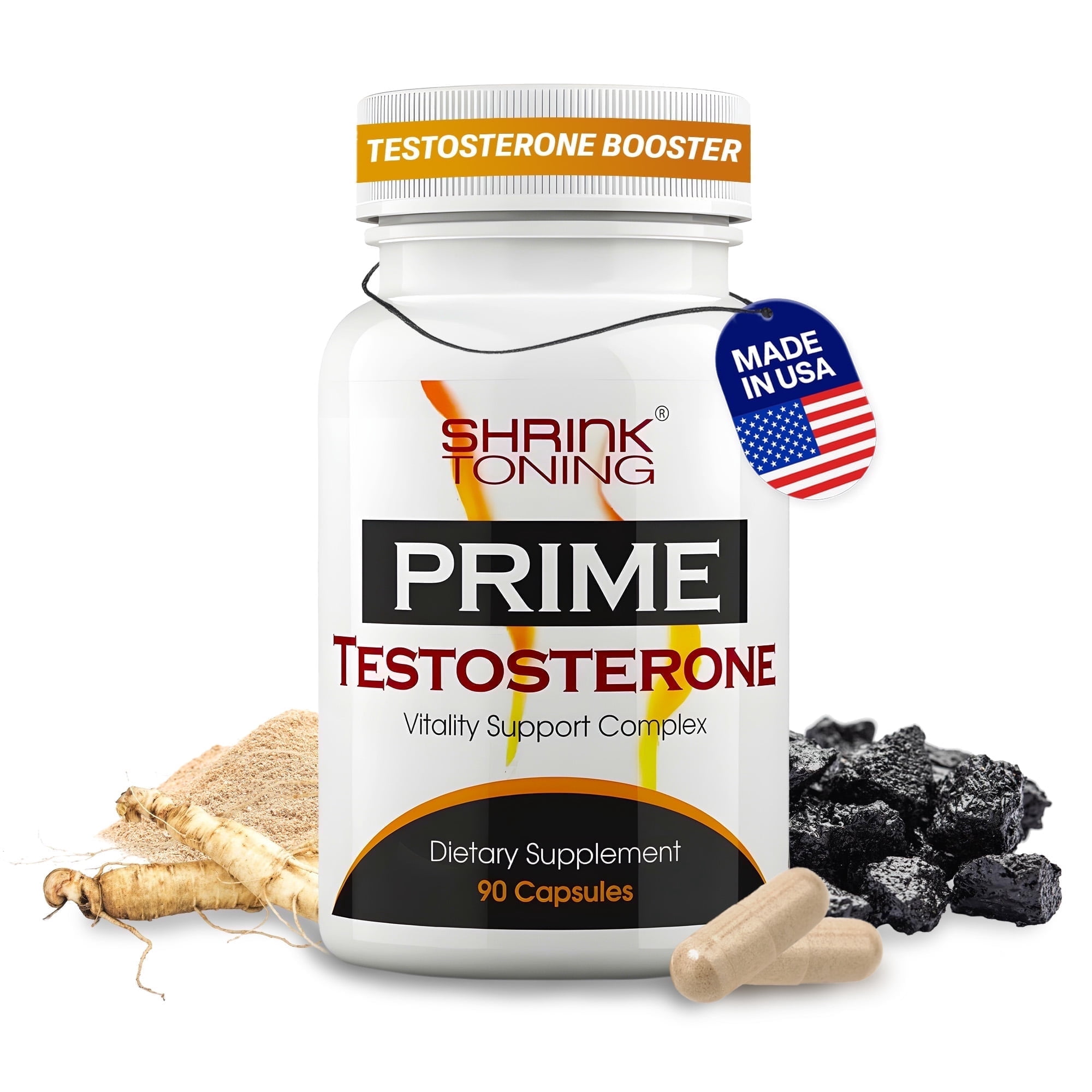 Shrink Prime Testosterone Booster Support and Energy Booster for Men 90 ...