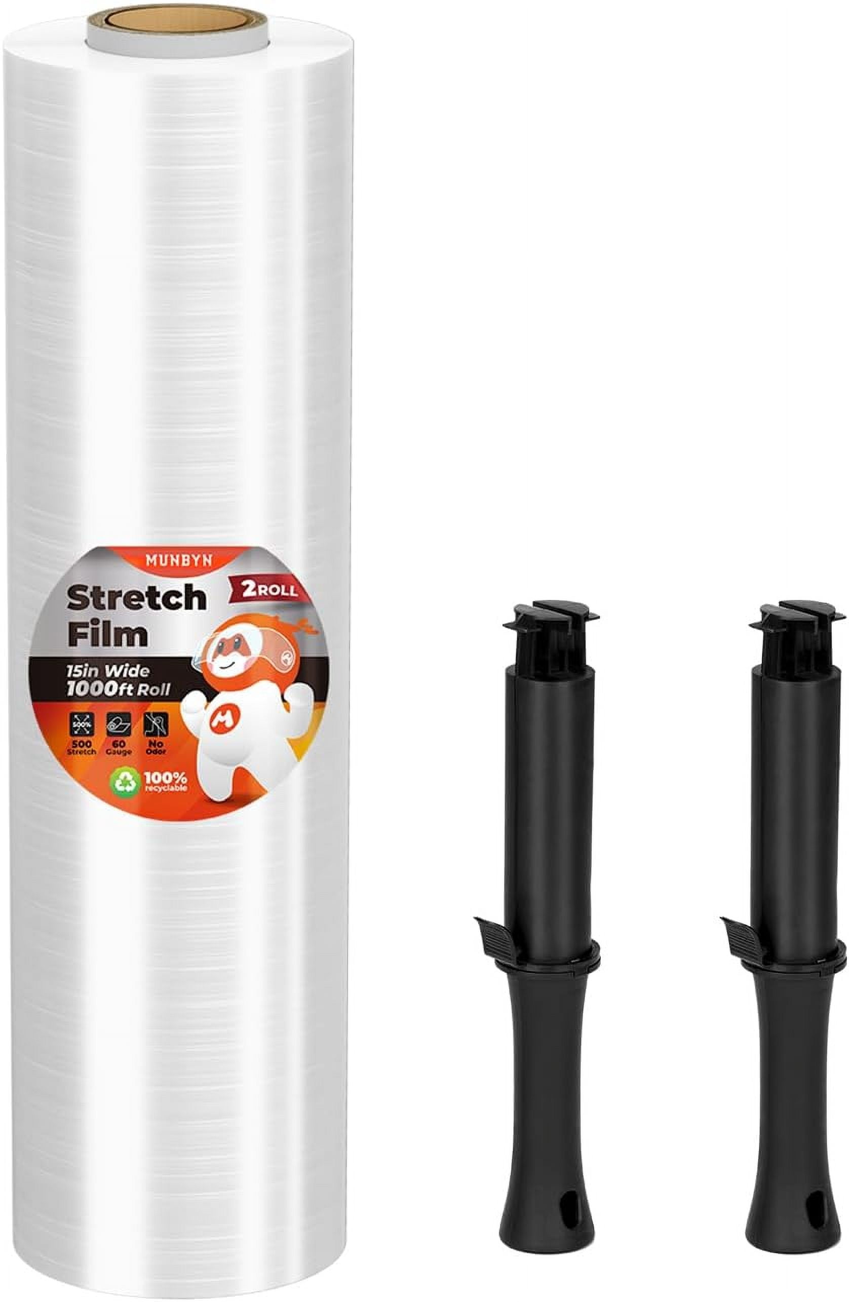 Shrink Wrap, Stretch Wrap with Handles, Stretch Film Roll Industrial ...