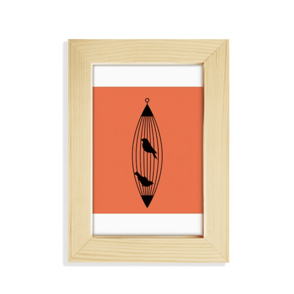 Shrinking Cage Outline Flying Desktop Display Photo Frame Picture Art ...