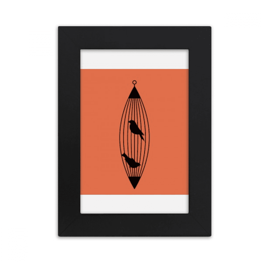 Shrinking Cage Outline Flying Desktop Photo Frame Picture Display Art ...