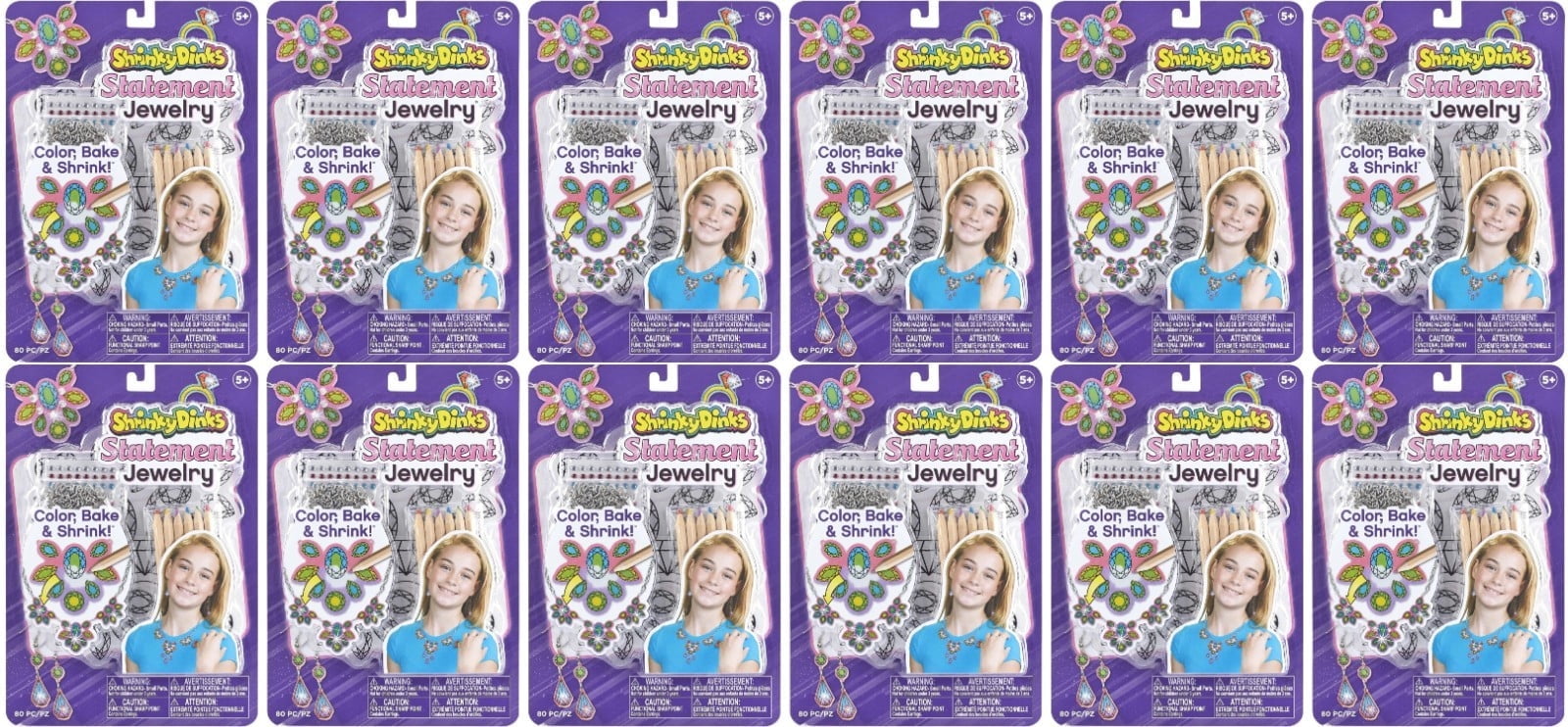 Shrinky Dinks Jewelry Activity Set Birthday Holiday Party Bulk Fun ...