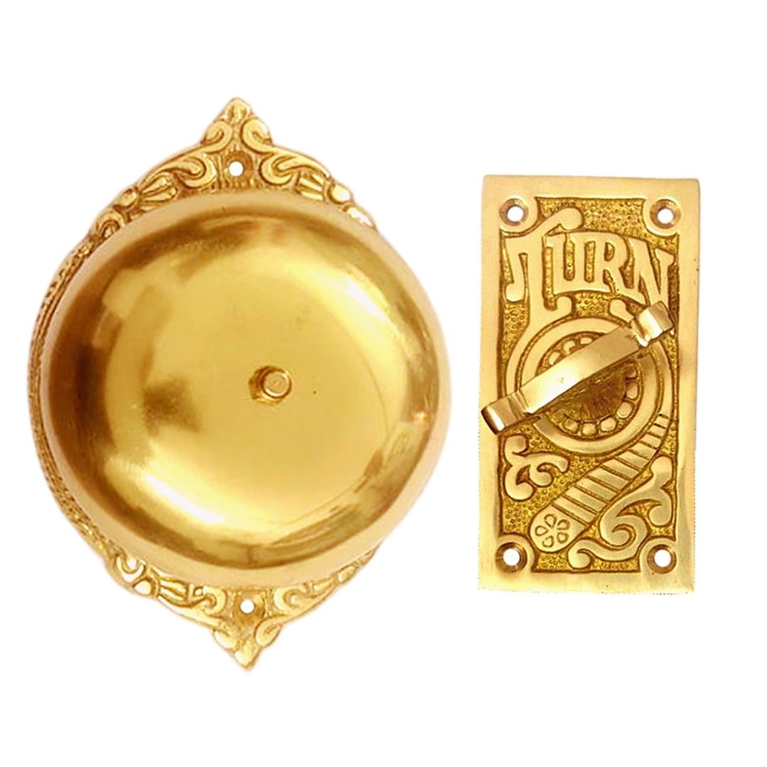 Shristy Hardware "Elohim" Brass Manual Old Fashioned Door Bell ...