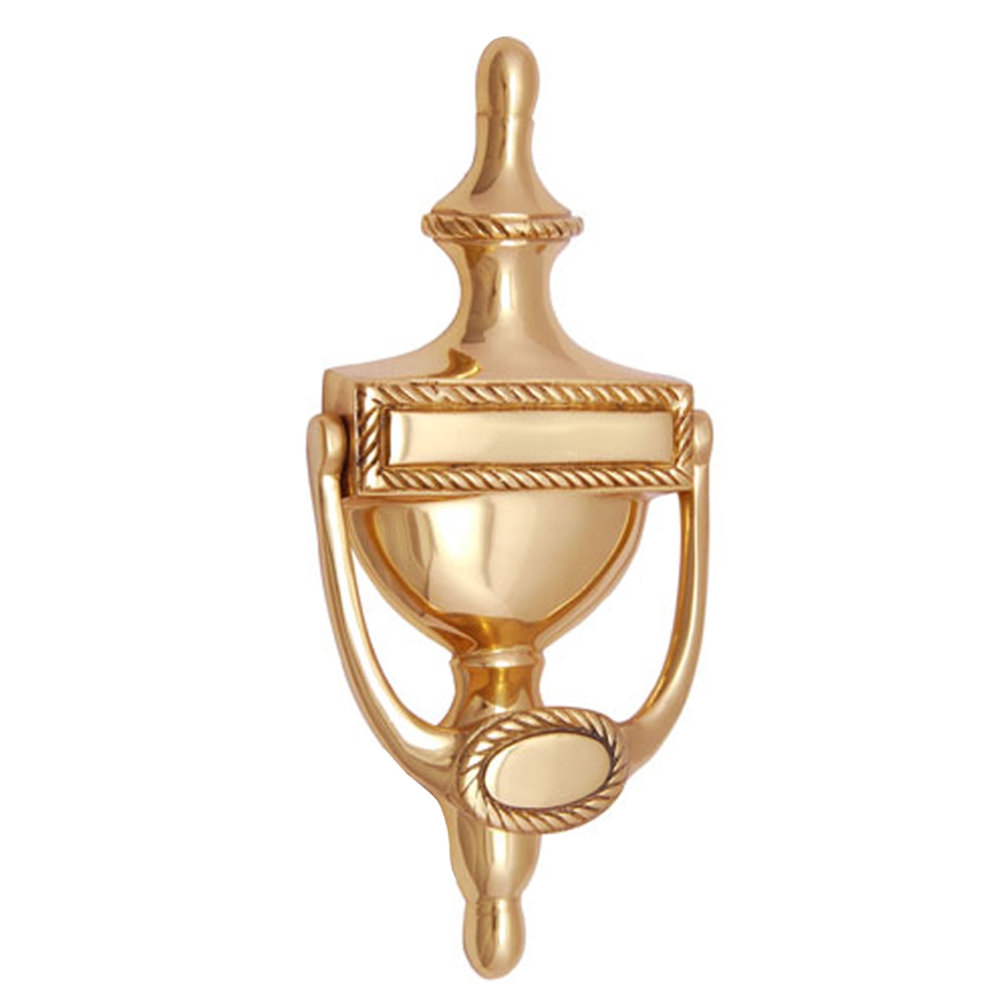 Shristy Hardware "Jarvis" Brass Door Knocker - (Pack of 1 Polished Lacquered Finish) - Walmart.com