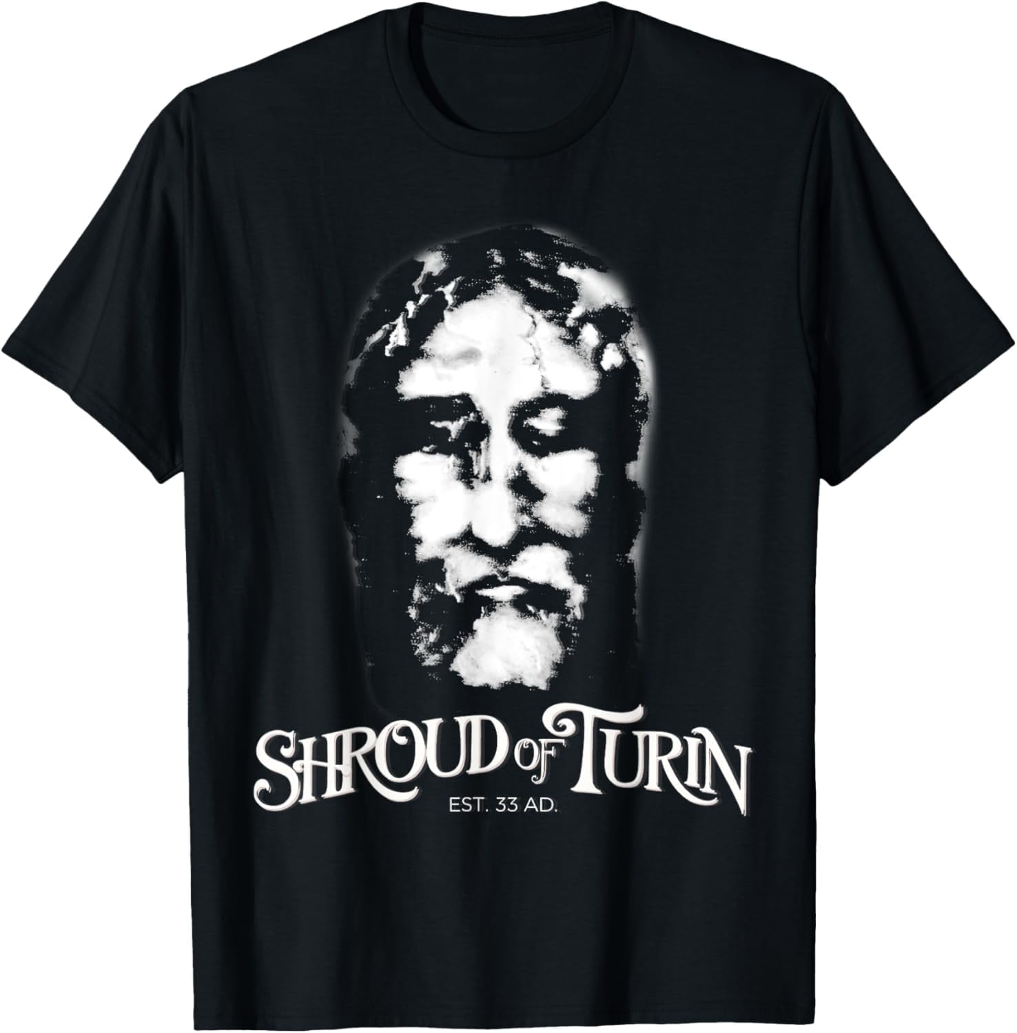 Shroud Of Turin Face of Jesus Christ Catholic T-Shirt - Walmart.com