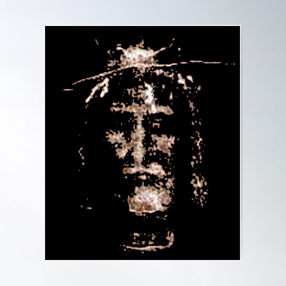 Shroud Of Turin Jesus Christ Yeshua Poster Wall Art, Modern Wall Decor ...