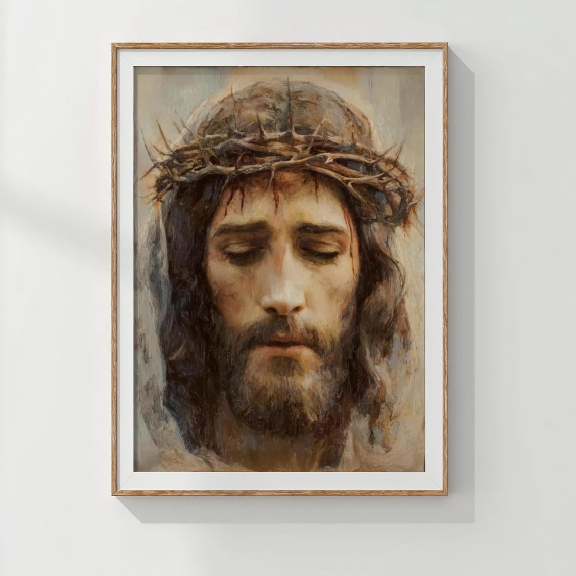 Shroud Of Turin Poster: Catholic Jesus Christ Art, Religious Home Decor ...