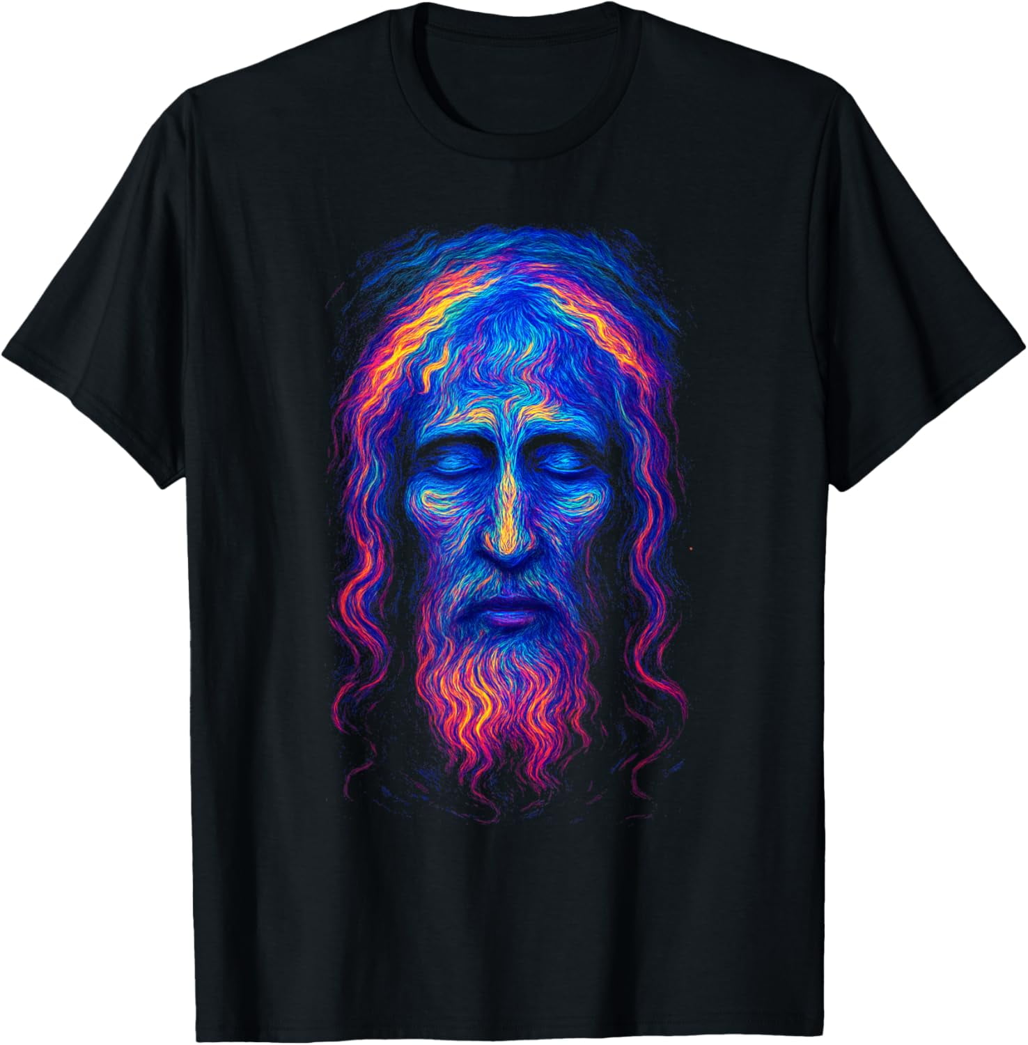 Shroud of Turin Inspired Face of Christ Art T-Shirt - Walmart.com