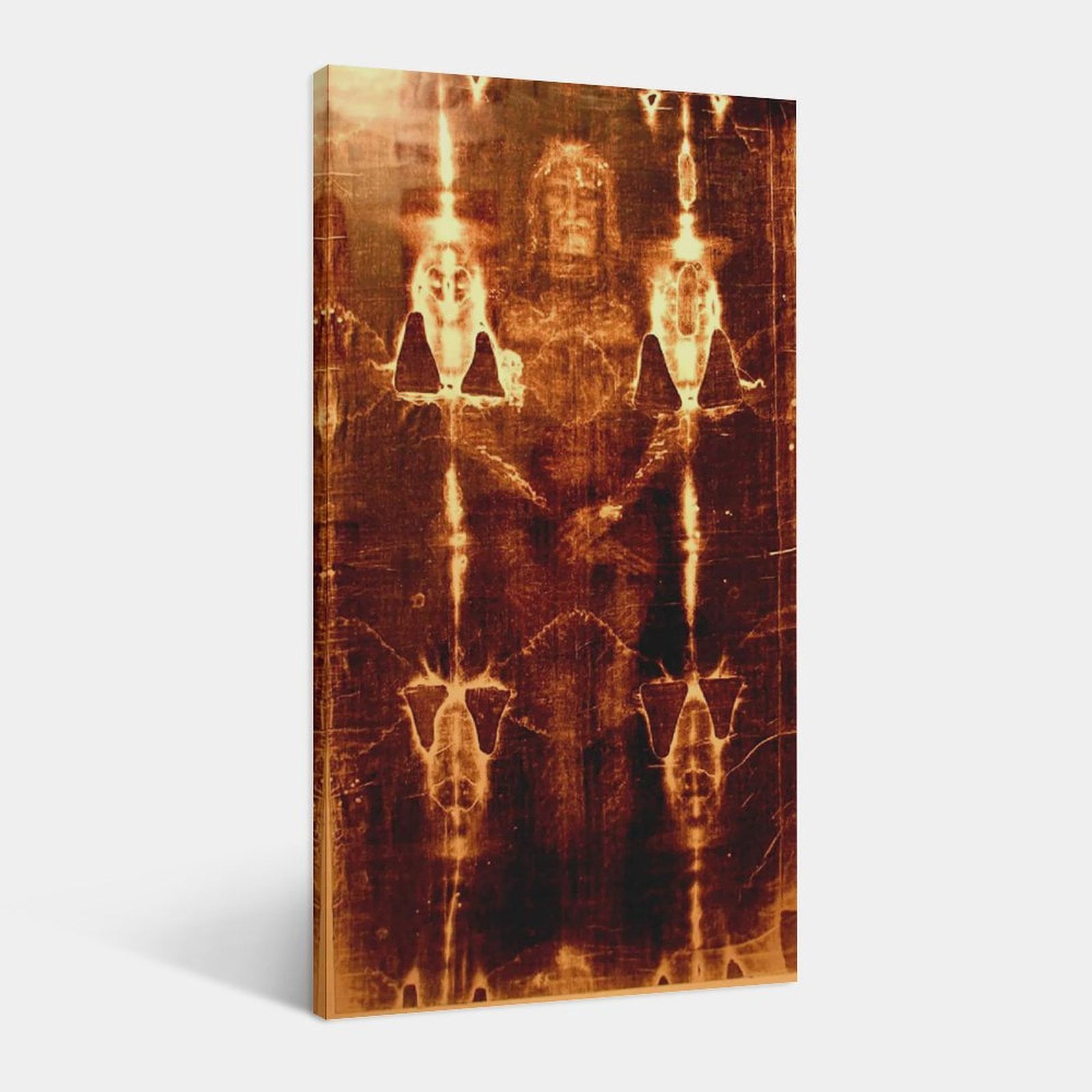 Shroud of Turin Perpignan Cathedral Jesus Christ Artworks Canvas Poster ...