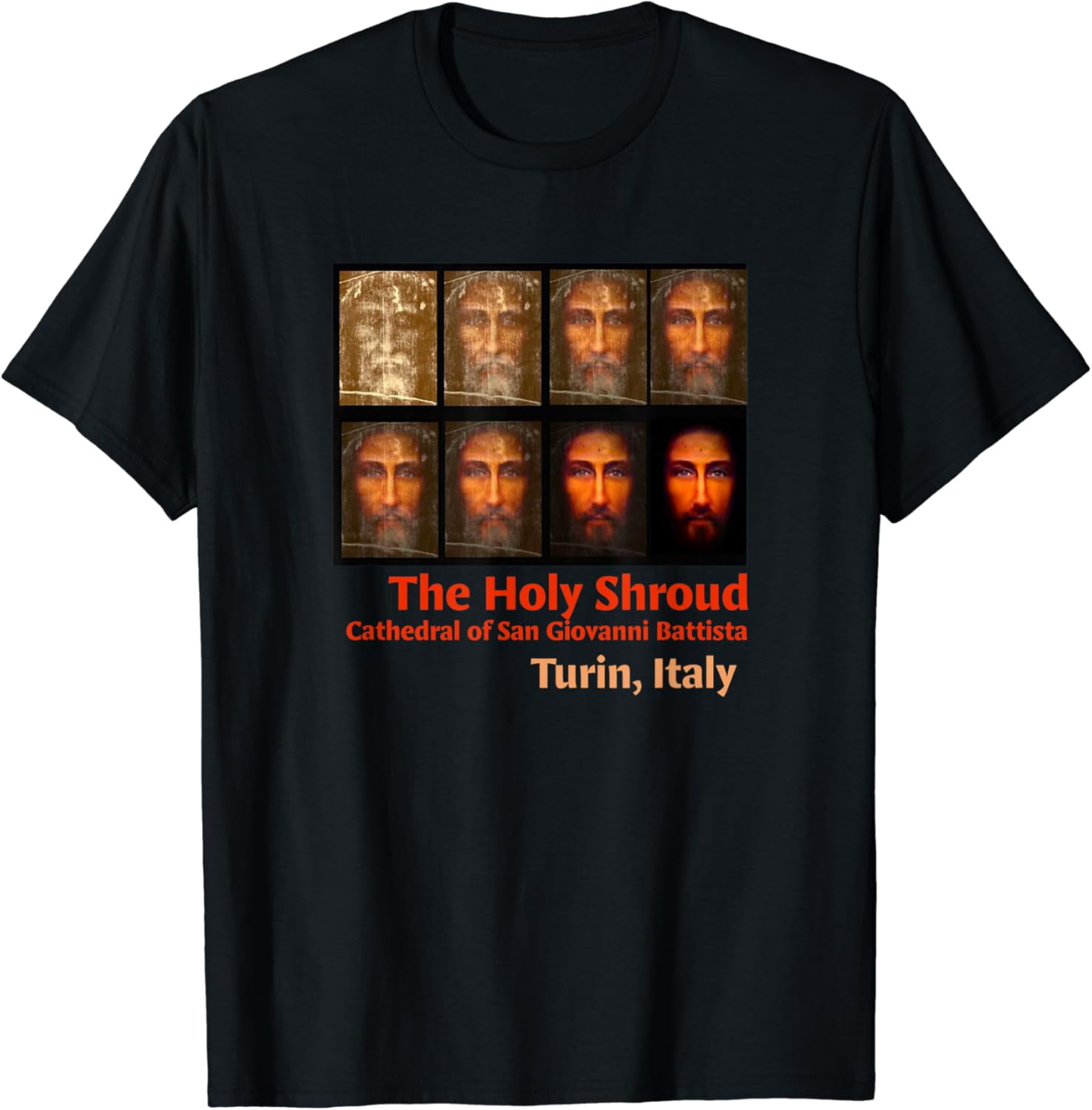 Shroud of Turin The Holy Face of Christ Test Phases T-Shirt - Walmart.com